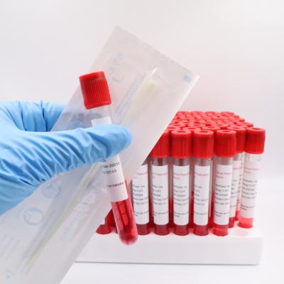 China 1.5ml 2ml Vacutainer Blood Collection Tubes Disposable Virus for sale
