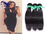 China Natural Unprocessed Human Hair Bundles , Straight Indian Hair Extensions for sale
