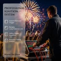 China TOP FTP-T 10cm Electric Fireworks E Match Firing Remote Control CE Approved Copper Wire Safe Reliable Wholesale Celebrations for sale