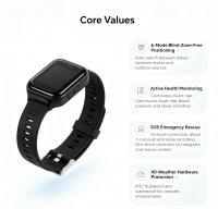 China OEM Senior GPS Wristband | Fall‑Detection SOS Bracelet for Nursing Home & Senior Care Institutions for sale