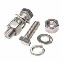 China 304 Stainless Steel Hex Washer Head Bolt M2-M16 2-150mm Length Passivated Finish for sale