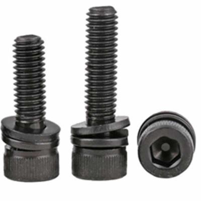 China DIN912 12.9 Grade Hex Socket Head Cap Allen Bolt M4-M20 with Washer and Nut for sale