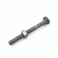 China Hot Dipped Galvanised Carriage Bolt M10 x 100mm Square Neck Coach Bolt with Nut for sale