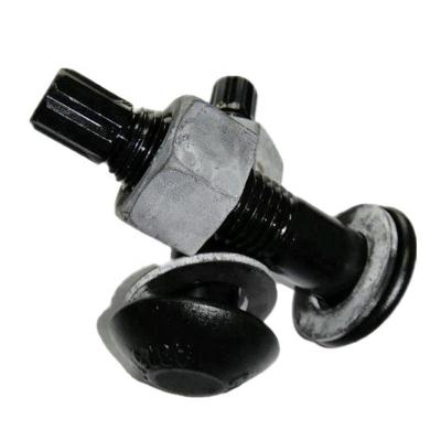 China ASTM F2280 A490TC Tension Control Bolt 10.9S Alloy Steel Black M12-M30 for sale
