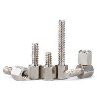 China Copper Nickel Plating Stainless Steel Flat Head Screws Hexagon Brass Bolt M3 for sale