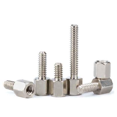 China Copper Nickel Plating Stainless Steel Flat Head Screws Hexagon Brass Bolt M3 for sale