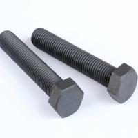 China ANSI B18.2.1 Heavy Hex Head Bolts 35CrMo 40Cr SCM435 Alloy Steel Zinc Black Oxide 1/4-1 Inch for sale
