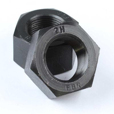 China ASTM A194 Heavy Hex Nuts Carbon Steel 45K Gr2H Black Oxide 1/2-13 to 3-1/2-8 for sale