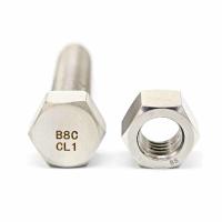 China A194 Grade 8 Stainless Steel Hex Bolt and Nut M13 ASTM A193 B7 B8 B16 B8m B8t B8c for sale