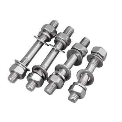 China 84mm Steel Double Sided Threaded Stud ASTM DIN 938 Standard A193 GR B7 for sale