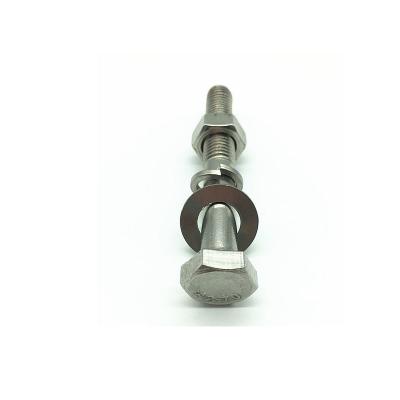 China ASTM A307 Stainless Steel Hex Head Bolts M5-M64 Grade 4.8-12.9 for Automotive and Machinery for sale