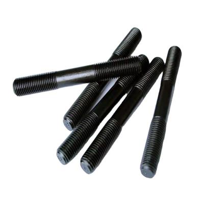 China ASTM A193 Grade B7 Threaded Rod Stud Bolts Carbon Steel Black M6-M100 1/4-4 Inch for sale
