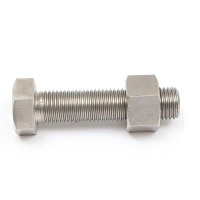 China ASTM A193 Gr B7 Metric Stainless Steel Bolts M6-M20 with 2H Heavy Hex Nut for sale