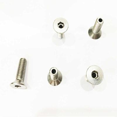 China DIN912 Stainless Steel Hex Socket Flat Head Screw Coarse Thread M6 M8 M10 for sale
