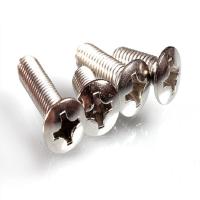 China Custom Stainless Steel Flat Head Screws Coarse Thread Various Sizes for sale
