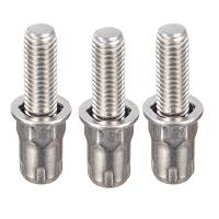 China OEM 18 8 Stainless Steel Hex Head Screw Plain Finish Coarse Thread for sale