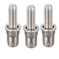 China OEM 18 8 Stainless Steel Hex Head Screw Plain Finish Coarse Thread for sale
