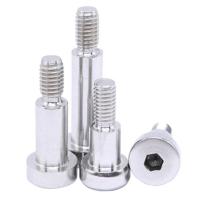 China Stainless Steel Hex Flange Shoulder Bolt Flat Head High Precision for sale