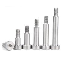 China Stainless Steel Hex Flange Shoulder Bolt Flat Head High Precision for sale