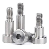 China Stainless Steel Hex Flange Shoulder Bolt Flat Head High Precision for sale