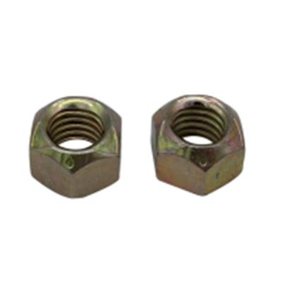 China M5-M27 Galvanized Hex Lock Nut Carbon Alloy Steel 3 Press Point Grade 8 10 for sale