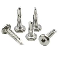 China Hex Socket Flat Head Self Drilling Screws Factory Price Stainless Steel With Tapping Screw for sale