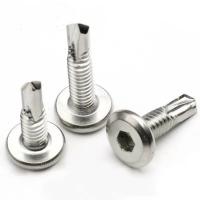 China Hex Socket Flat Head Self Drilling Screws Factory Price Stainless Steel With Tapping Screw for sale