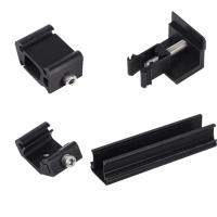 China Black Anodized Solar Mounting Kit with 1.4KN/M² Wind & Snow Load Capacity - 10 Year Warranty Aluminum Alloy for sale