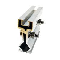 China Earthquake-Resistant Aluminum Alloy Solar Panel Rails & Brackets - 10-Year Warranty, Hot-Dip Galvanized Steel, Custom Sizing for sale