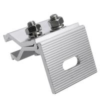 China Stainless Steel Metal Roof Solar Panel Mounting Clamps with 20-Year Warranty and Custom Sizing for PV Systems for sale