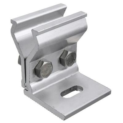 China Stainless Steel Metal Roof Solar Panel Mounting Clamps with 20-Year Warranty and Custom Sizing for PV Systems for sale