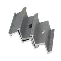 China Aluminium Solar Panel Mounting Clamps & Brackets - 0.7-1.0mm Thickness, 20 Year Warranty for PV Systems for sale