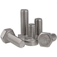 China M16 Stainless Steel Hex Head Bolts 2-150mm Length with ISO Certification for Industrial Machinery for sale