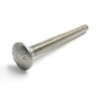 China M12 Stainless Steel Hex Head Plow Bolts 12-100mm Length SS304 for Industrial Machinery and Building Construction for sale