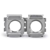 China M4-M8 201 Stainless Steel Cage Nuts 9.5-12mm Height for Server Racks & Industrial Equipment for sale