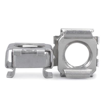 China M4-M8 201 Stainless Steel Cage Nuts 9.5-12mm Height for Server Racks & Industrial Equipment for sale