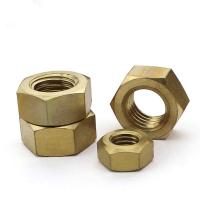 China M1.4-M24 Brass Hex Jam Nuts DIN934 Standard Grade A2 for Industrial and Bicycle Applications for sale