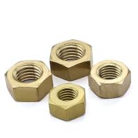 China M1.4-M24 Brass Hex Jam Nuts DIN934 Standard Grade A2 for Industrial and Bicycle Applications for sale