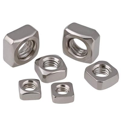 China 316 Stainless Steel Square Nuts M3-M10 DIN7982 for Industrial Machinery Applications for sale