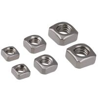 China 316 Stainless Steel Square Nuts M3-M10 DIN7982 for Industrial Machinery Applications for sale