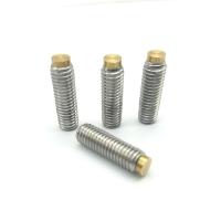 China M3-M16 304 Stainless Steel Brass Tip Set Screws 3-55mm Length with ISO GB Certification for sale