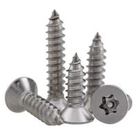 China 304 Stainless Steel Tamper Resistant Torx Self Tapping Screws M2.5-M4.8 with DIN ISO GB Certification for sale