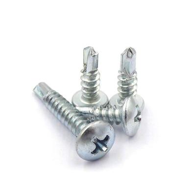 China Blue Zinc Plated Phillips Self Tapping Screws M3.5-M4.8 Size 10-60mm Length for Metal Fastening for sale