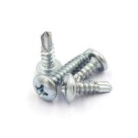 China Blue Zinc Plated Phillips Self Tapping Screws M3.5-M4.8 Size 10-60mm Length for Metal Fastening for sale