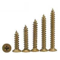 China Brass Phillips Flat Head Self Tapping Screws M3 M5 6-40mm Cold Forging Industrial for sale