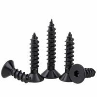 China Hex Drive Flat Head Alloy Stainless Steel Self Tapping Screws M3-M6 6-40mm for sale