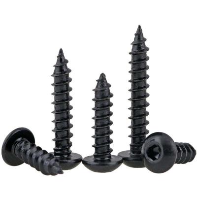 China Grade 8 Alloy Stainless Steel Self Tapping Screws M6 Size Hex Drive Rounded Head for sale
