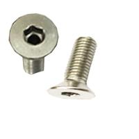 China M10 Size 304 Stainless Steel Torx Flat Head Hex Socket Screws - M3 to M10 Sizes, 6-30mm Length for sale