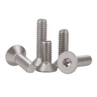 China 304 Stainless Steel Flat Head Screws M2 to M12 3mm to 60mm for Industrial Use for sale
