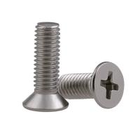 China 304 Stainless Steel Phillips Flat Head Screws M2 to M10 3mm to 100mm Length for Ceiling Light Fixture for sale